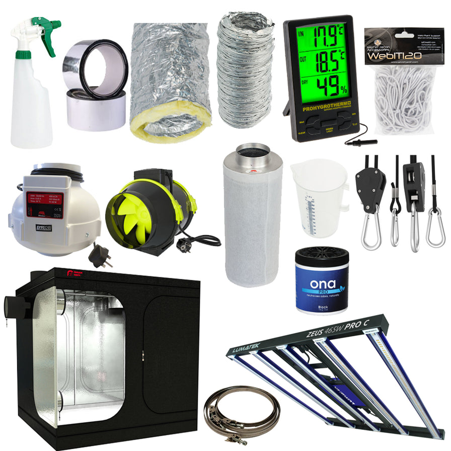 Gold 2.4 x 1.2 x 2.0 Grow Kit — Riviera Horticulture